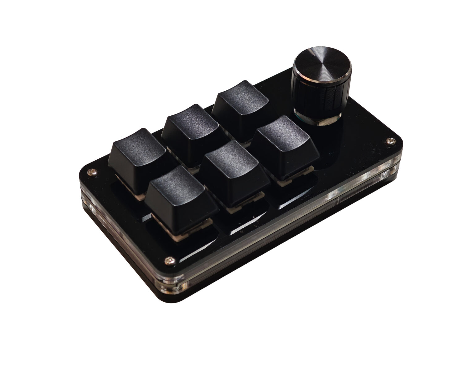 USB プログラマブル キーボード 6キー + 1回転ノブ 全2色 発売 | XYZA Fukagawa Craft